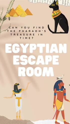 Egyptian Adventure Escape Room, learn about Ancient Egypt while finding ...