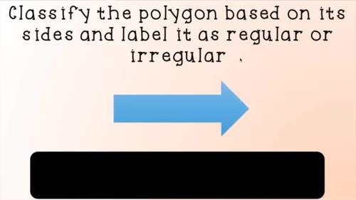 Classifying Regular and Irregular Polygons Google Classroom™ Flash Cards