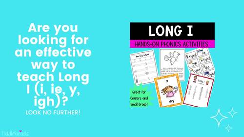 Long Vowel Bundle Hands-On Phonics Centers and Small Group Activities