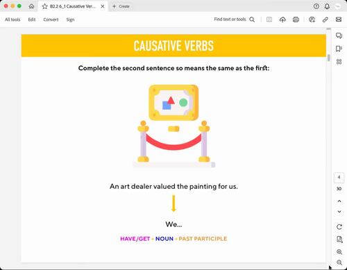 ESL Upper Intermediate Lesson: Learn Causative Verbs by ESL Class Workshop ESL Upper Intermediate Lesson: Learn Causative Verbs by ESL Class Workshop