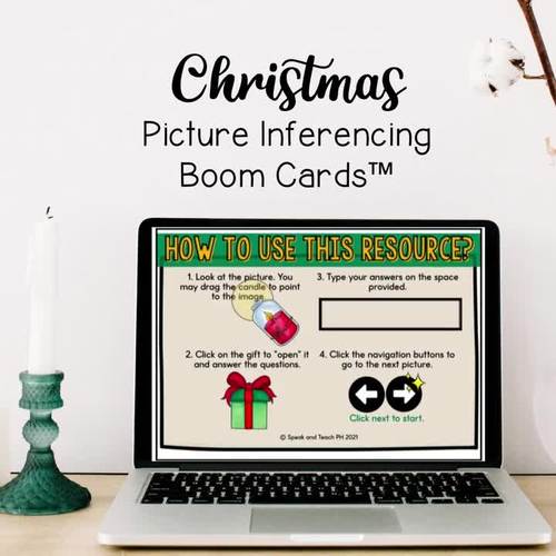 Christmas Picture Inferencing for Making Inferences Speech Therapy Boom ...