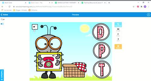 BOOM CARDS primavera: SONIDOS INICIALES | Spring Beginning Sounds in ...