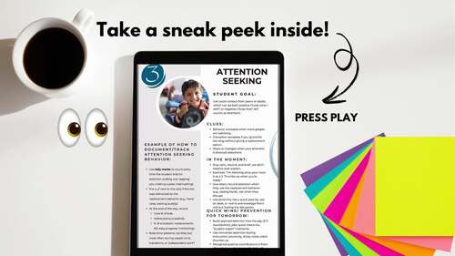 MTSS Tiered Behavior Management for General Education Teachers | TPT