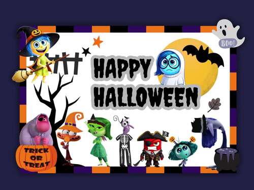 Halloween Inside Out SEL Bundle | Halloween Fall Bulletin Board ...