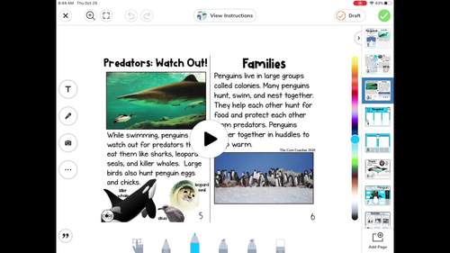 Penguin Digital Activities | Distance Learning • Winter Activities