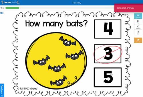 Halloween Counting Numbers 0-10 Boom™ Cards Activity | TPT