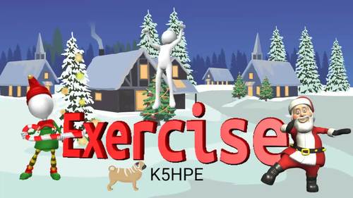 Brain Break #7 (Christmas), Kids Fitness Workout, Exercise, PE, DPA ...