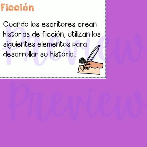 Elementos de la historia- Características de la ficción Presentación