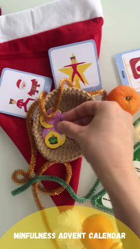 Mindfulness Advent Calendar for Kids by Lydia Gogoleva | TPT