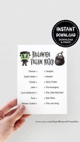 14 Halloween Games Bundle, Halloween Games, Halloween Printables