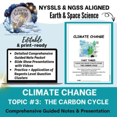 Climate Change Notes - Part 3: Carbon Cycle & Human Impact (NYSSLS ...