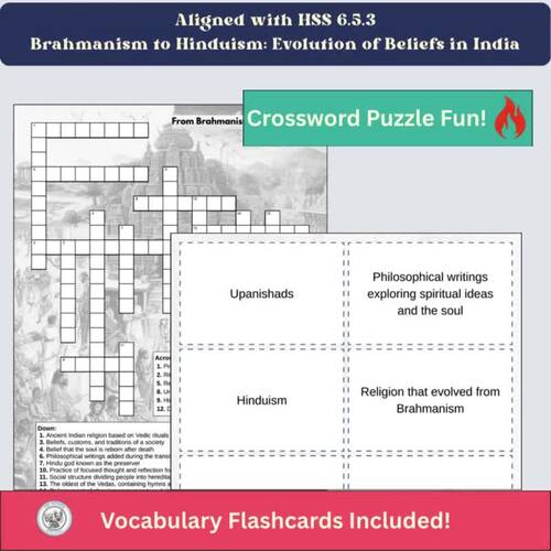 HSS 6.5.3 Puzzle Pack: Brahmanism to Hinduism: Beliefs & Practice in India