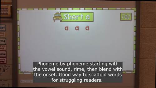 Short I Rime Onset Blending Lines Daily Slides Reading Fluency Practice