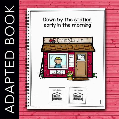 Transportation Interactive Adapted Books Bundle for Preschool, SPED or ...