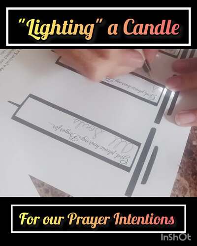 Prayer Candle Craft / Activity | Light a Candle as you Pray for Any ...