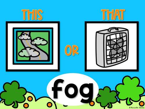 CVC Words | This or That CVC Fluency | March Brain Breaks | TPT