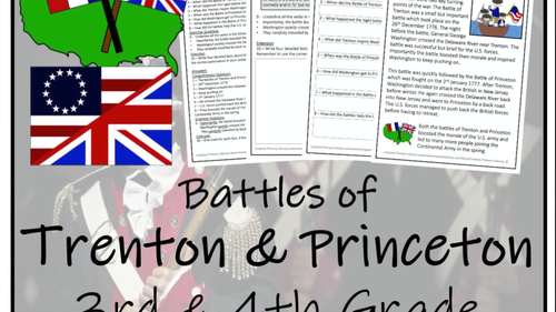 Battles of Trenton & Princeton Close Reading Comprehension | 3rd & 4th ...