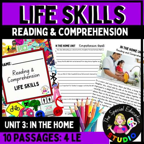 Differentiated reading & comprehension passages functional life skills ...