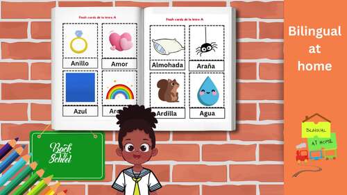 Letter A / Letra A Spanish worksheets with Activities and Flash cards ...