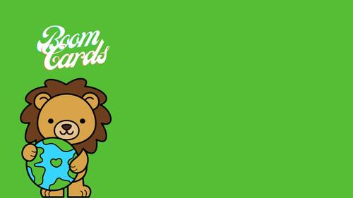 Earth Day 2 and 3 Digit Subtraction Boom Cards Digital Math Second Grade