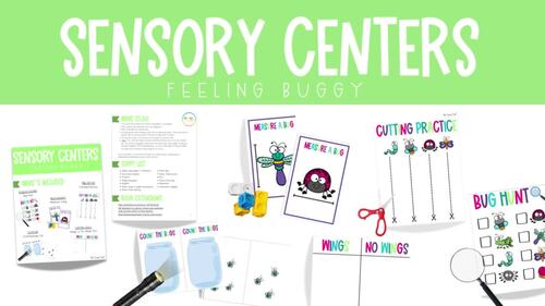 Bug Sensory Centers | Sensory Play | Bug Activities by The Sunny Side