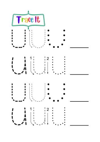 Toddlers Curriculum | Letter "U" Activities by Brainstorm Preschool