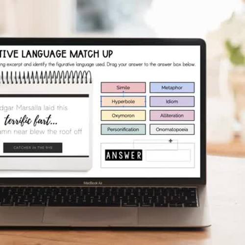 Figurative Language in Literature: Simile, metaphor, alliteration ...