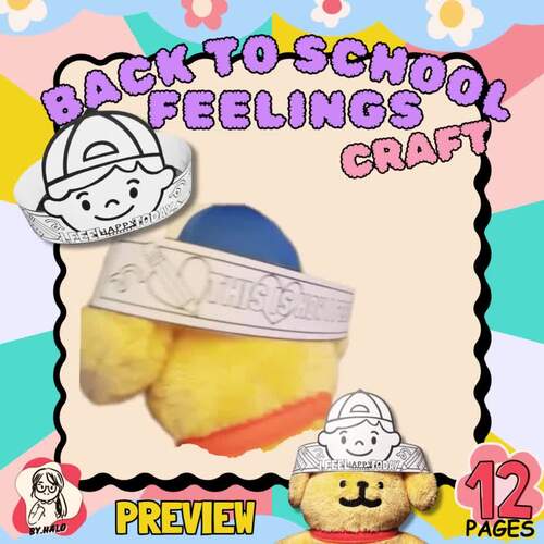 Back to School Feelings Craft | Draw & Write Headbands, Hats & Crowns ...