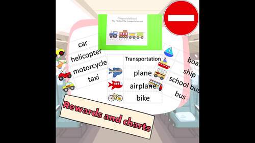 Transportation Unit for Kindergarten-Holistic English Series #23