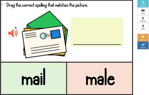 Homophones Distance Learning BOOM CARDS™ Set 2 by Teaching Literacy