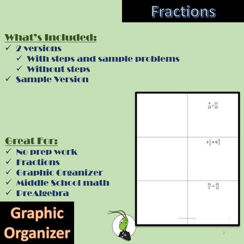 Multiplying and Dividing Fractions Interactive Notebook | TPT