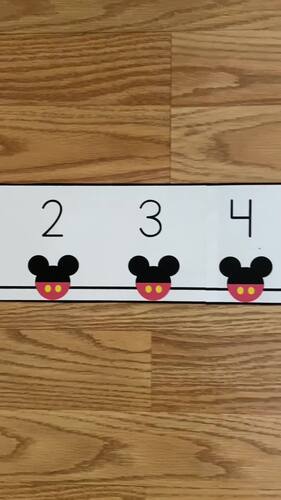 Mouse (Línea Numérica)-Large number line by Creative Bilingual Minds