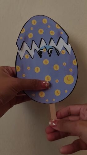 Hatching Egg Craft | Spring Animal Craft | Interactive Craft for Kids