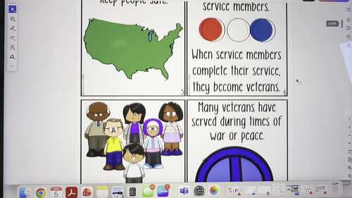 Veterans Day Mini Book by Shannon Webb | TPT