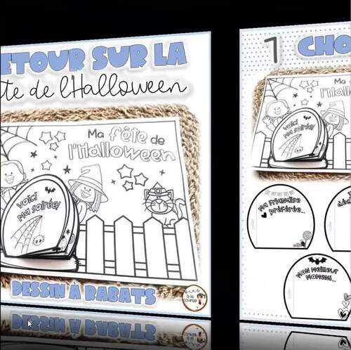 French Halloween Coloring | Coloriage animé Retour sur la fête de l ...