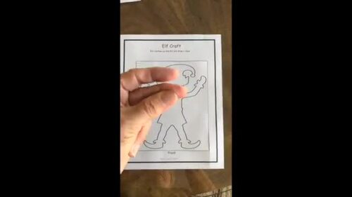 Elves and the Shoemaker Christmas Book Companion Crafts 1st-2nd grade