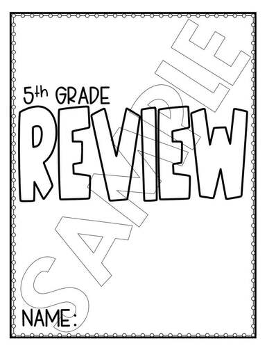 5th Grade Review with Sprints ALL STANDARDS by Unique in Elementary
