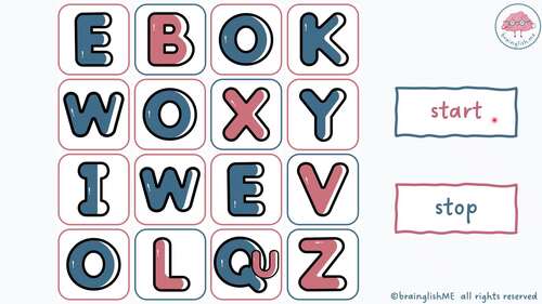 Alphabet Dice Game by BrainglishME | TPT