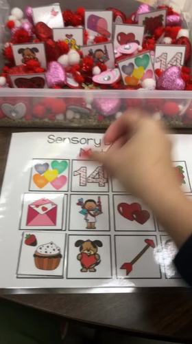 Sensory Bin: Valentine's Day by MS Speech and Teach | TPT