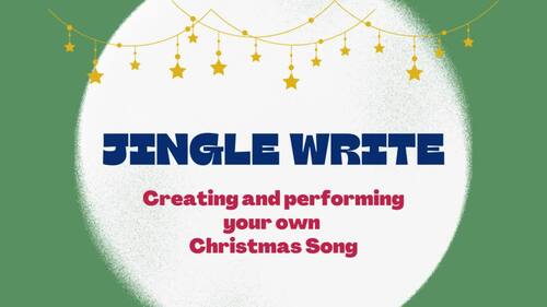 Jingle Write Creating and Performing Your Own Christmas Song | TPT