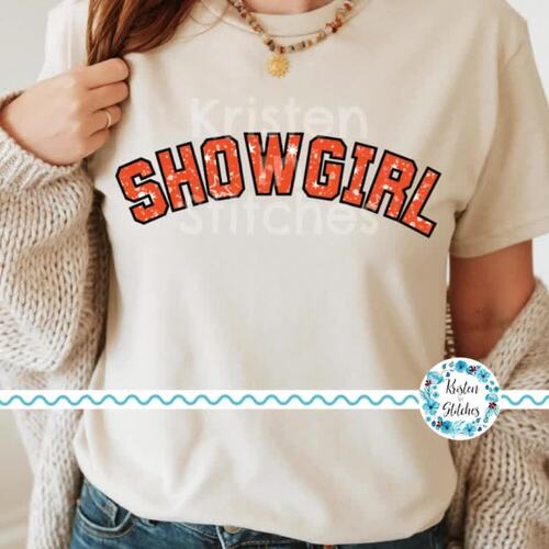 Showgirl Transparent PNG Printable UT DTF Transfer or Sticker Show Girl