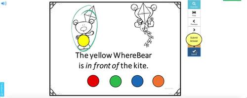 Following Directions with Spatial Concepts: IN FRONT OF | Boom Cards™