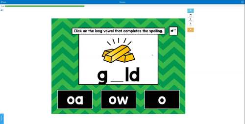 Long O Vowel Teams Phonics Boom Cards™ Interactive Digital Task Cards