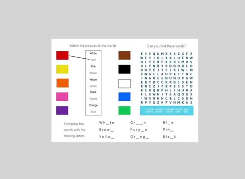 SET 2: 10 Basic Vocabulary Worksheets (ESL beginner, A1-A2, year 1-2 ... SET 2: 10 Basic Vocabulary Worksheets (ESL beginner, A1-A2, year 1-2 ...