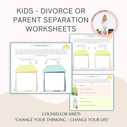 Divorce Coping strategies for kids. Parent separation. Separation anxiety