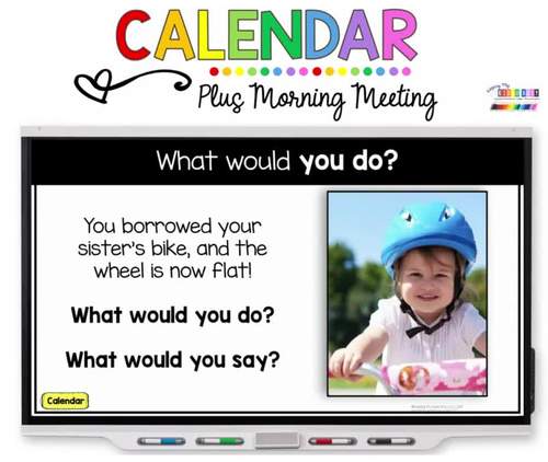 First Grade Calendar morning meeting November Digital Google Slides ...