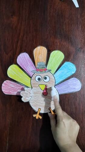 Thanksgiving Crafts Turkey Craft Thanksgiving Writing Activities Cut ...