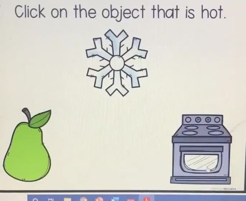 Interactive Digital Hot or Cold | Distance Learning by Perfectly Preschool