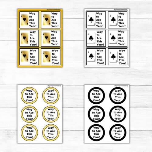 End of the Year Gift Tags by GinasPrintableShop | TPT