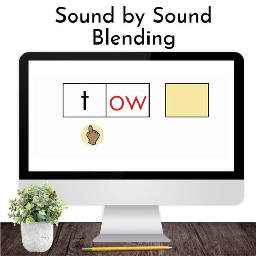 Sound by Sound Digital Blending Board Diphthongs ow, ou by Sellika Reese